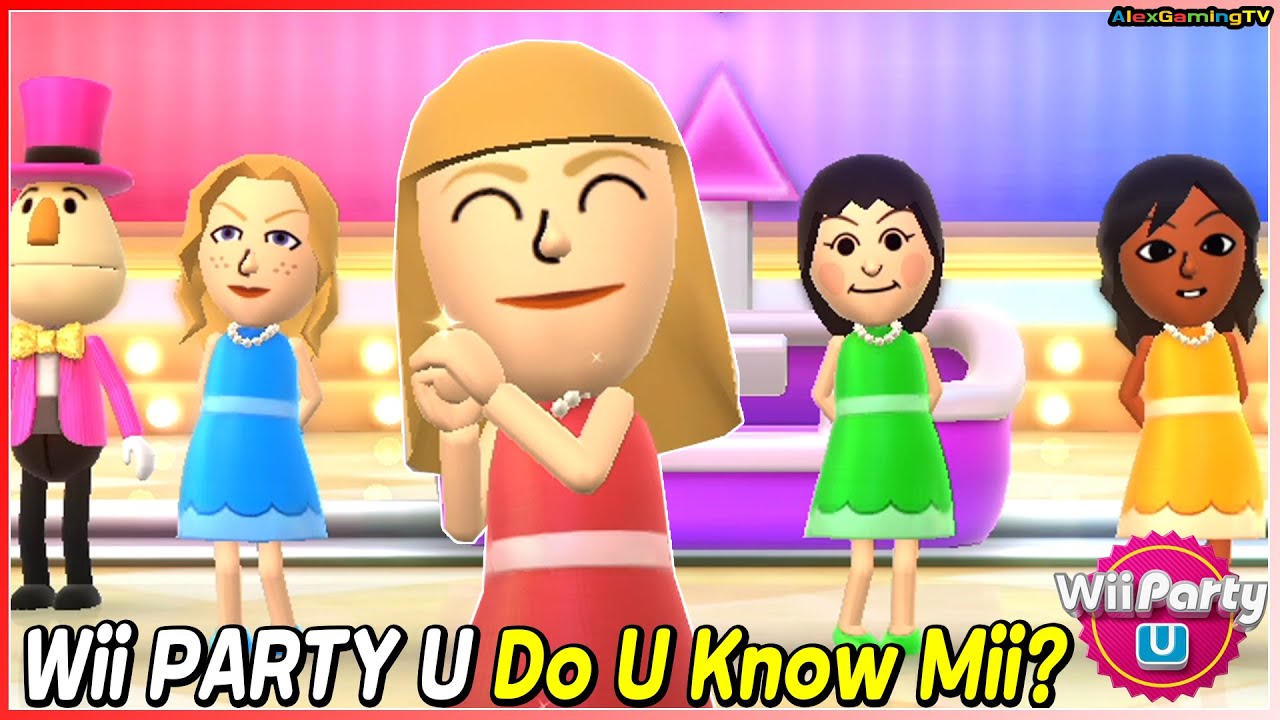 Wii Party U - Do U Know Mii? What Do They Think You Are? (Rachel vs ...