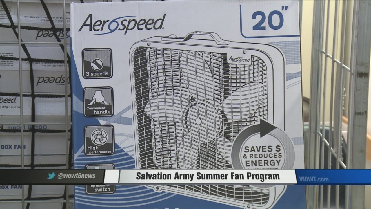 Salvation Army Summer Fan Program - YouTube