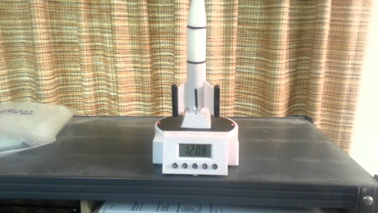 Rocket Blast Off Alarm Clock with Sound Effects - YouTube