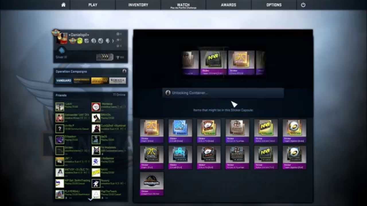 CSGO : Dreamhack 2014 Capsule Opening #1 - YouTube