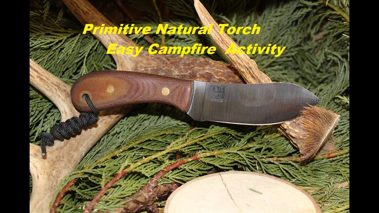 Make a Primitive Torch "Backyard Bushcraft Series" - YouTube