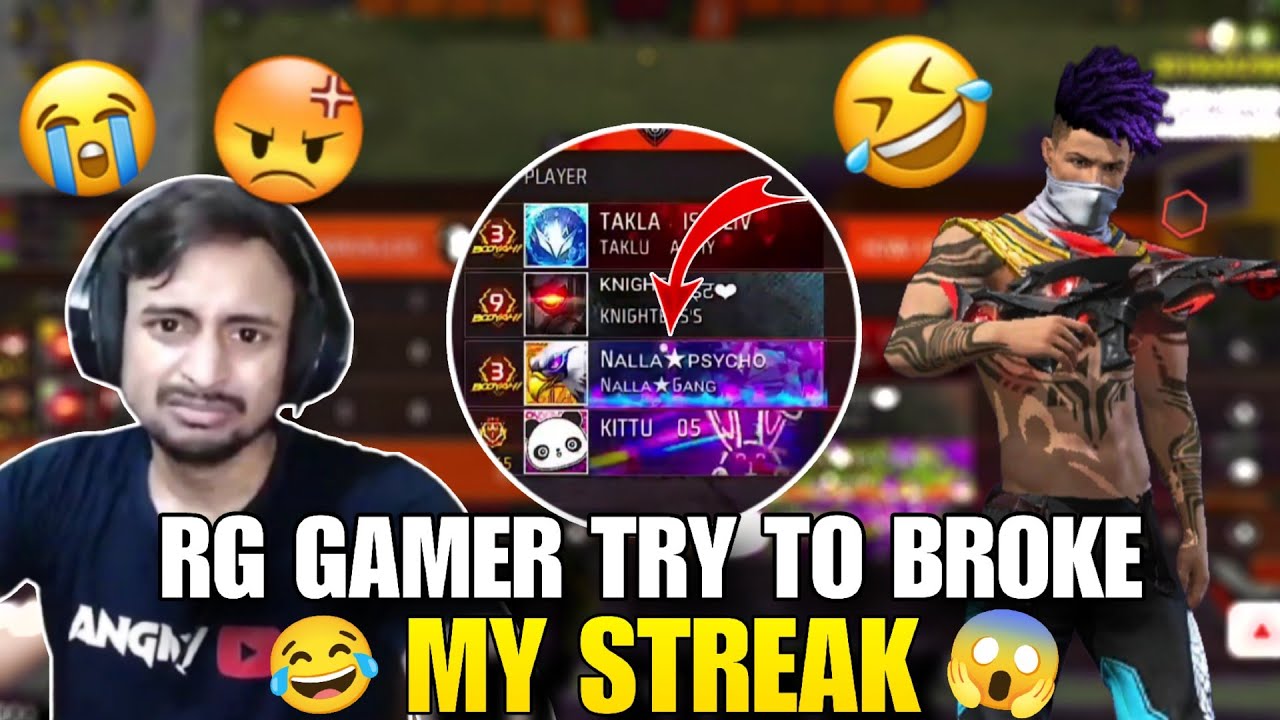 Rg Gamer Cry 😭 On Live Stream 😹 ️- para SAMSUNG A3,A5,A6,A7,J2,J5,J7,S5 ...