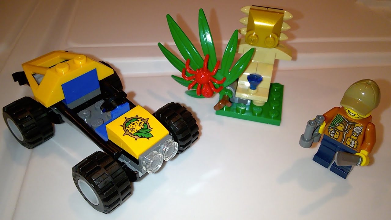 Cute Lego City 60156 Jungle Buggy 2017 Set Quick Look / Overview / Tour ...