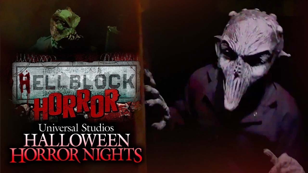 Hellblock Horror Haunted House Walkthrough - Halloween Horror Nights 31 - YouTube