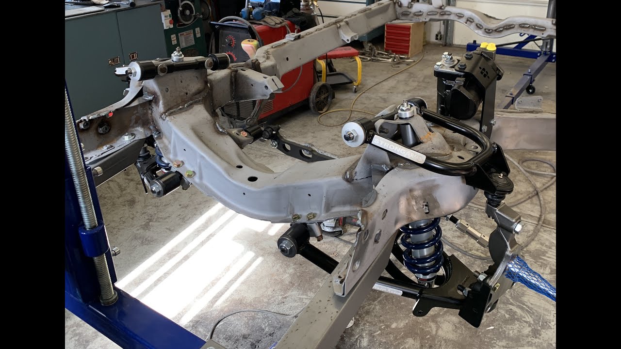 Front Suspension test fit to Frame - YouTube