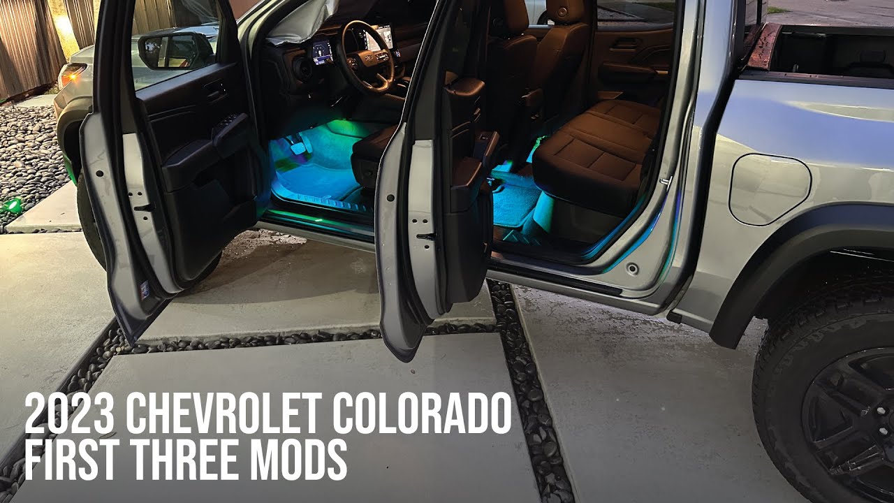First 3 mods to my 2023 Chevrolet Colorado Trail Boss - YouTube