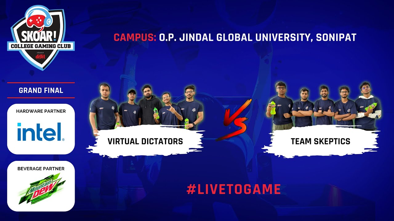 SKOAR! College Gaming Club | OP Jindal University | #darrkeaagejeethai ...
