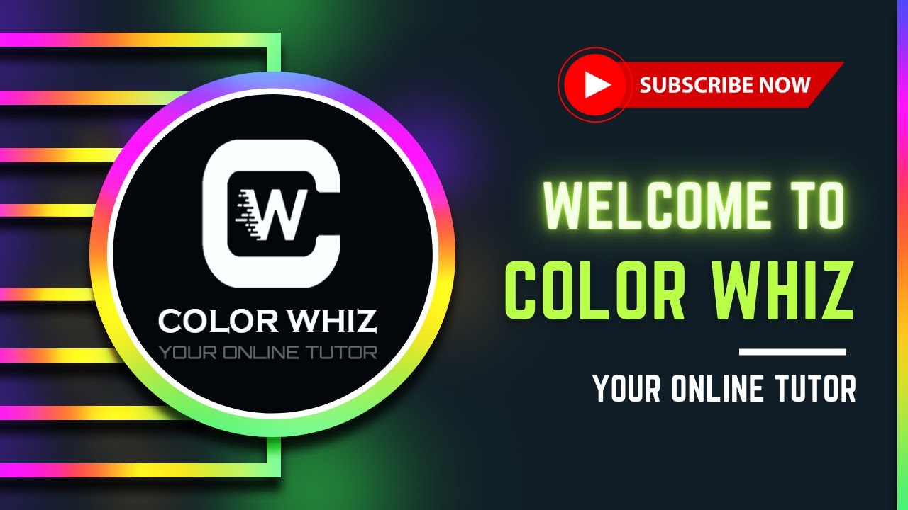 Introduction to Color Whiz YouTube Channel #photoshop # ...