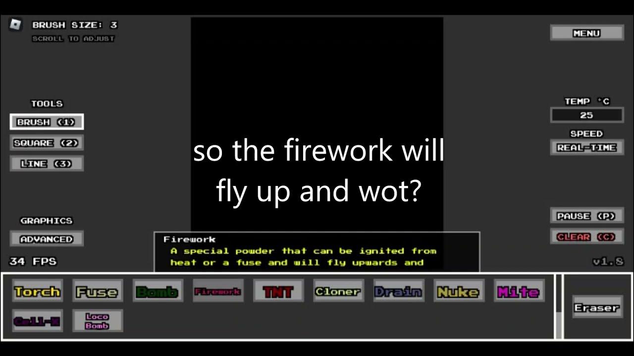 roblox powder box fireworks discovery - YouTube