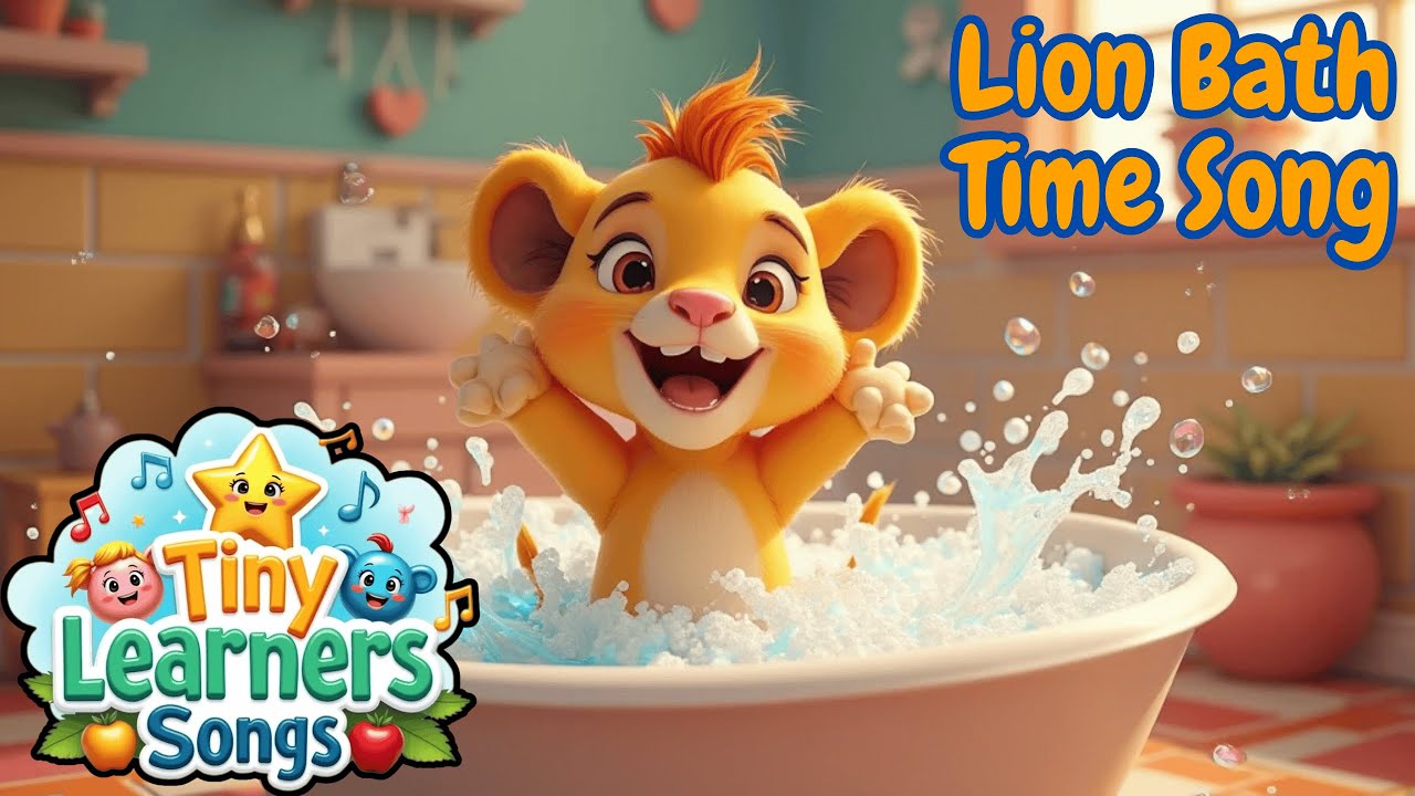 Leo the Lion’s Bath Time Song 🦁🫧 | Fun Daily Routine Song for Kids ...