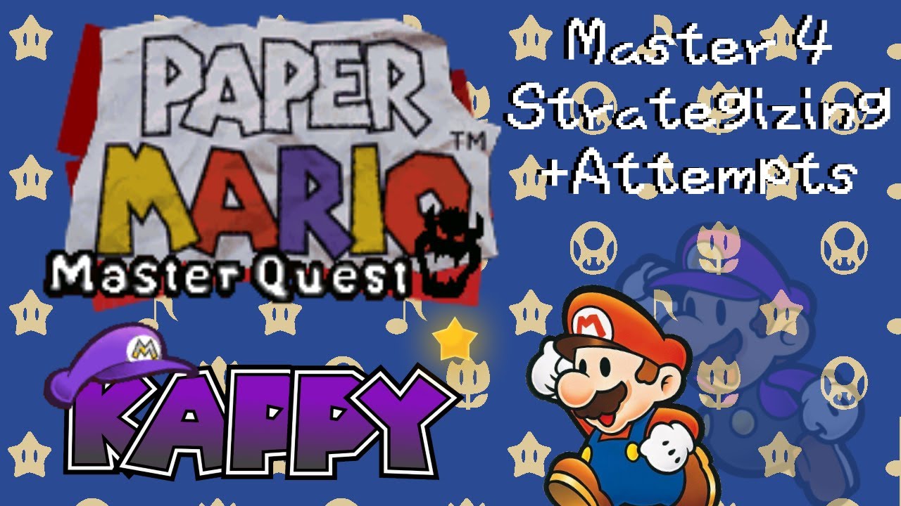 Paper Mario Master Quest (Master 4 strategizing + attempts) - YouTube
