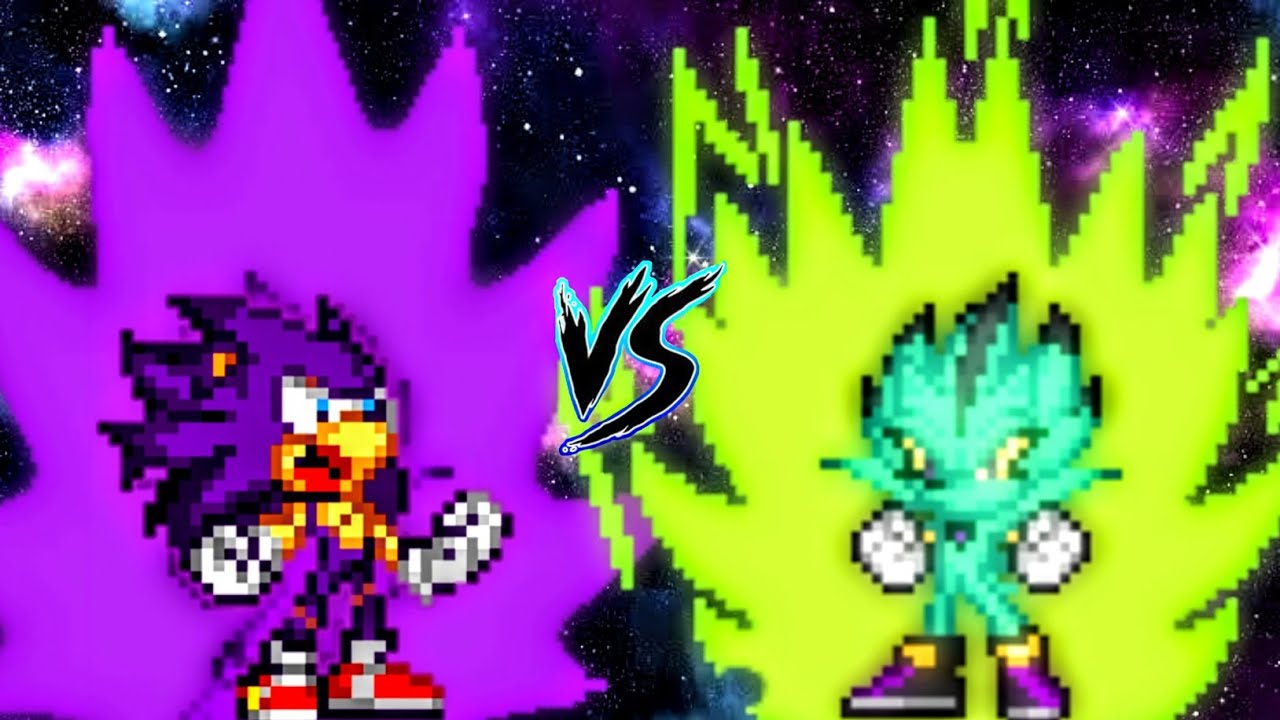 Multiverse Sonic V2 OP (all form) (New) VS Chaos Nazo OP in Mugen - YouTube