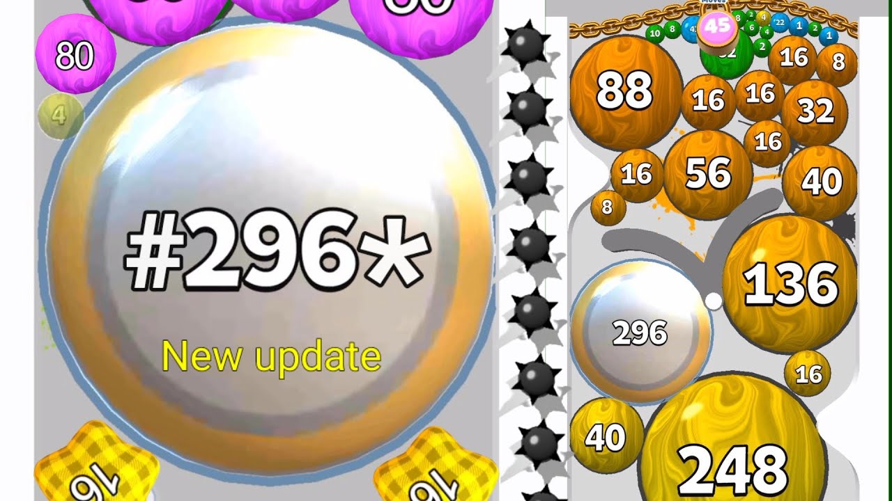 Puff Up - balloon puzzle / 2048 Ball Game gameplay walkthrough Mobile ...