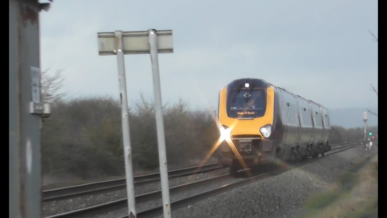 Trains at Yatton and Huish Level Crossing - YouTube