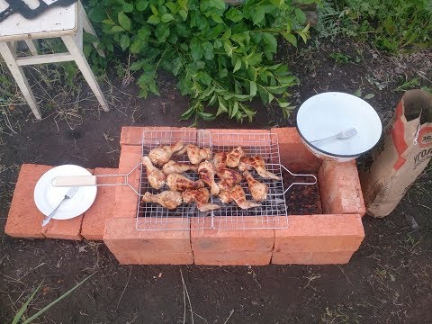Огород с нуля #4 Как сделать простой мангал своими руками