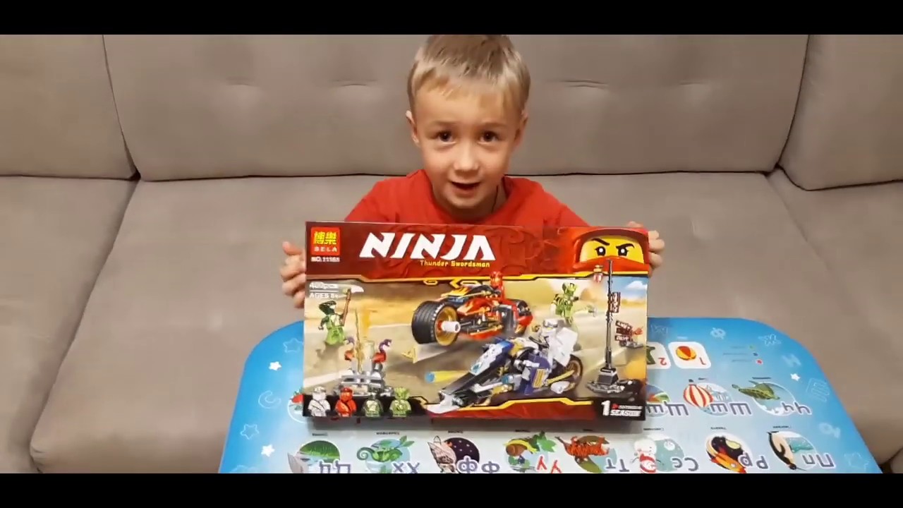 Сборка конструктора BELA NINJA крутые монстры и мотоциклы, мелкая ...