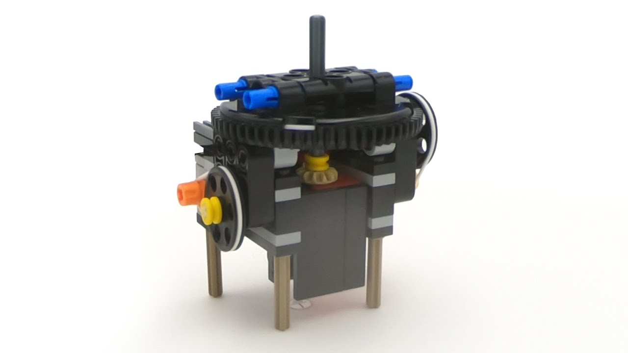 Compact Turret Mechanism with Micro Motors and Rubber Bands - YouTube