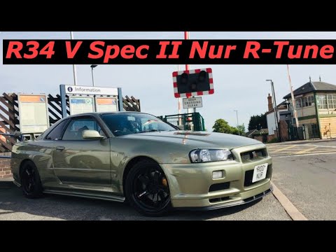 Shrek, a R34 GTR V Spec II NUR R-Tune travelling to JM Imports 23-1 ...