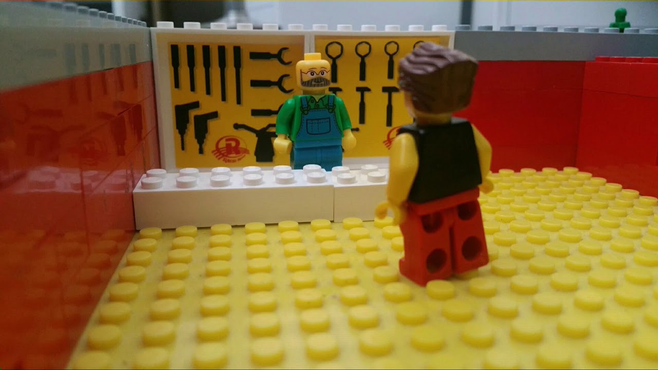 Lego repair shop (read disc) - YouTube