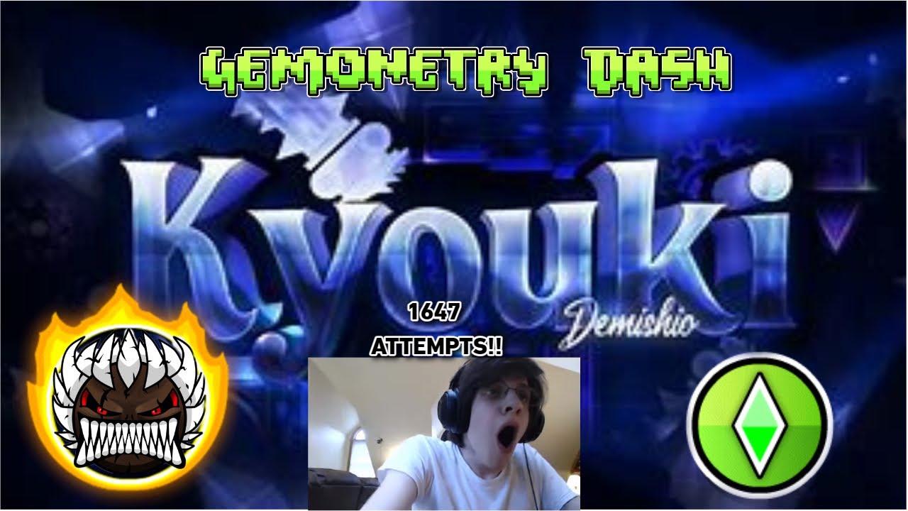 I spent 30 minutes on a top 5... | Kyouki by Demishio | Geometry Dash ...