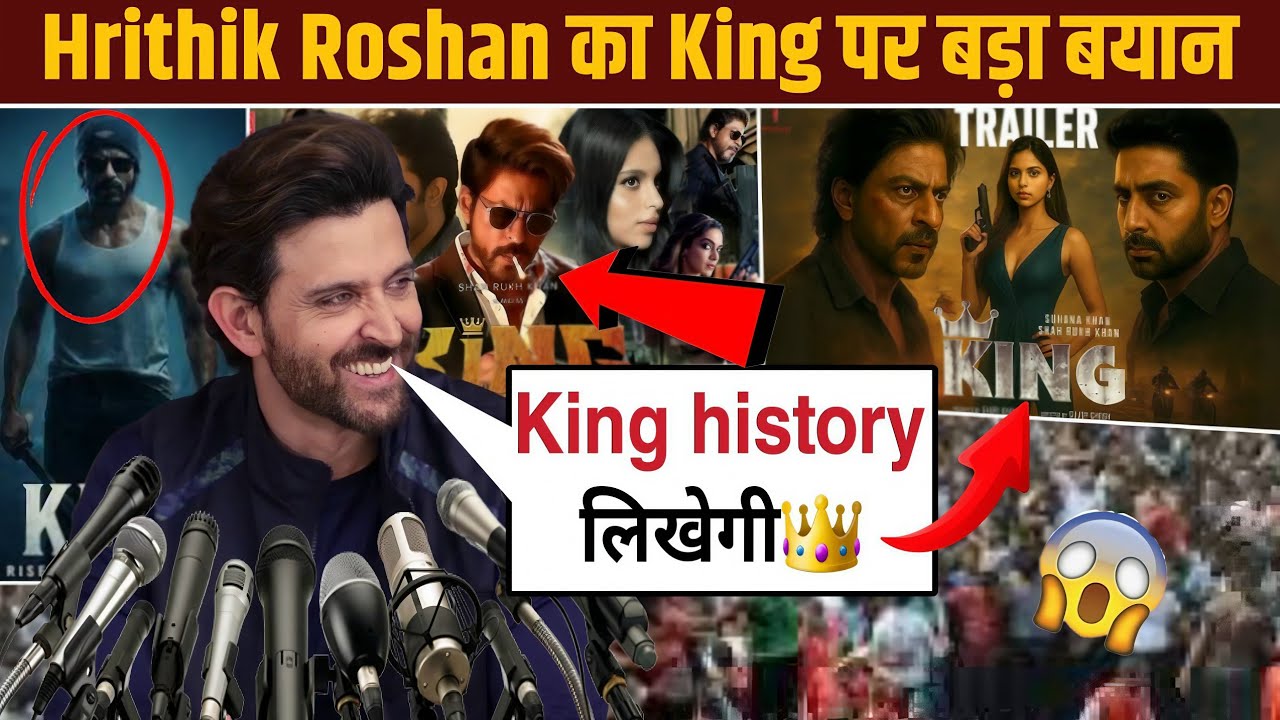 Hrithik Roshan Shocking Reaction On King look | King Movie Latest News ...