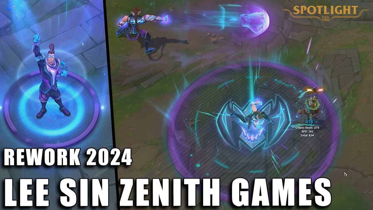Lee Sin Zenith Games (REWORK 2024) - Skin Spotlight PREVIA - YouTube