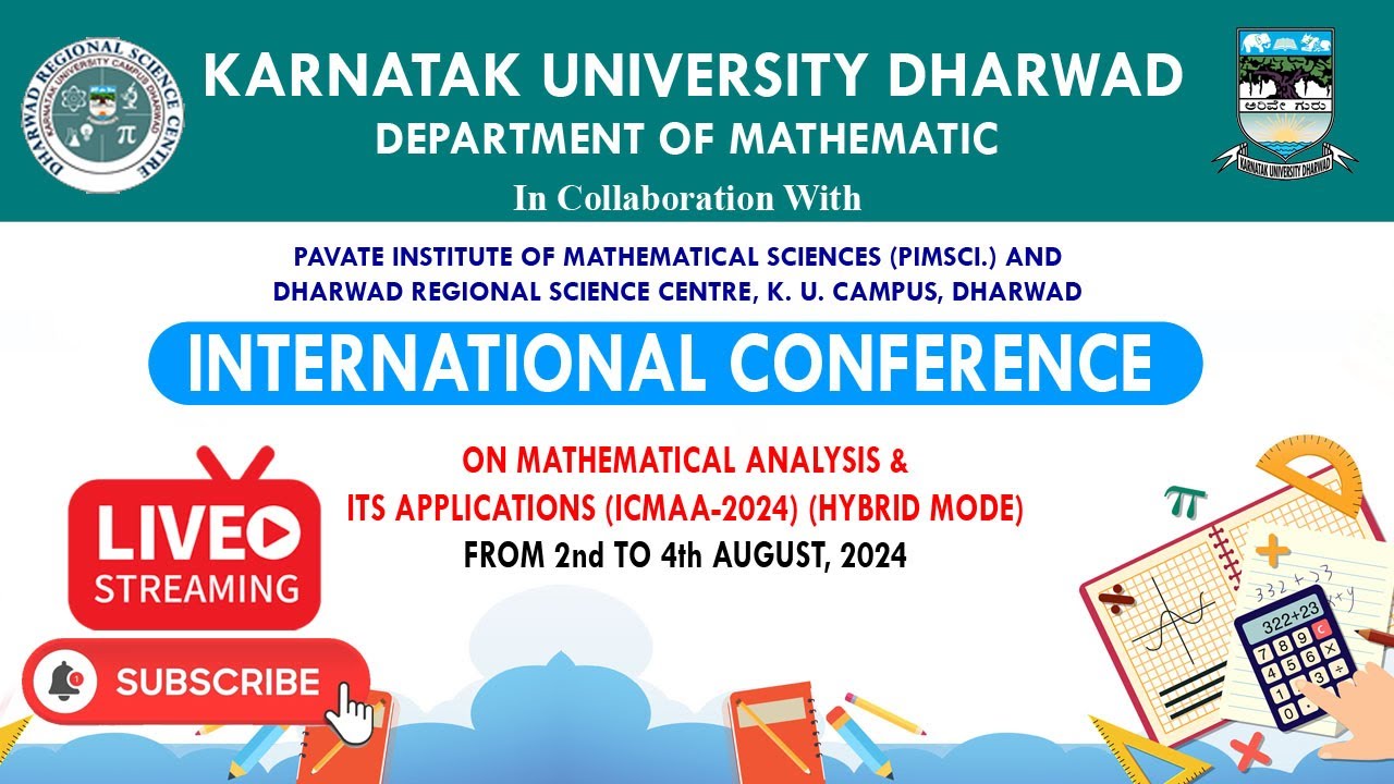 KARNATAK UNIVERSITY DHARWAD|| ICMAA2024|| DAY 03 - YouTube