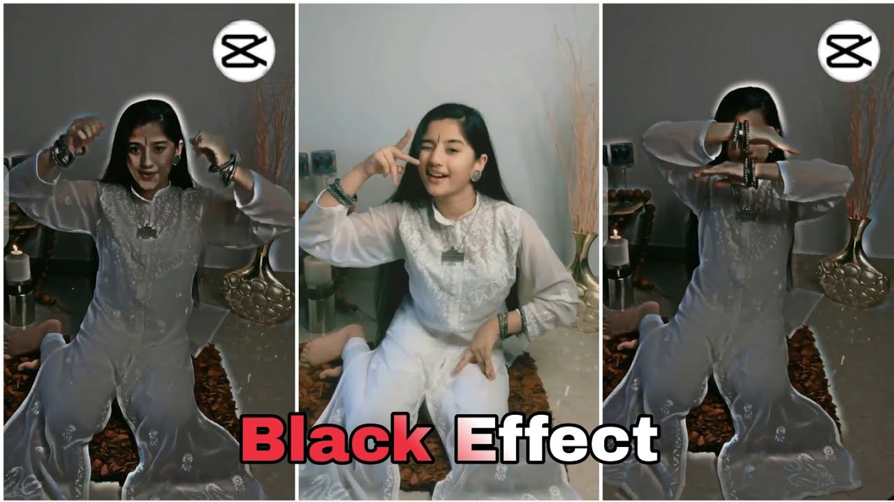 How To Create Black Effect Video In Capcut || Black effect Video ...