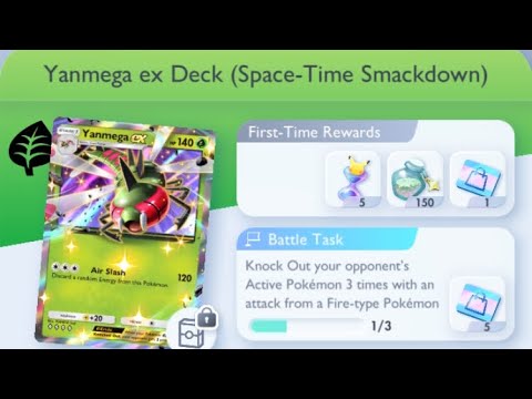 Pokémon TCG Pocket - Step-Up Battle [Advanced] | Yanmega ex Deck (Space ...