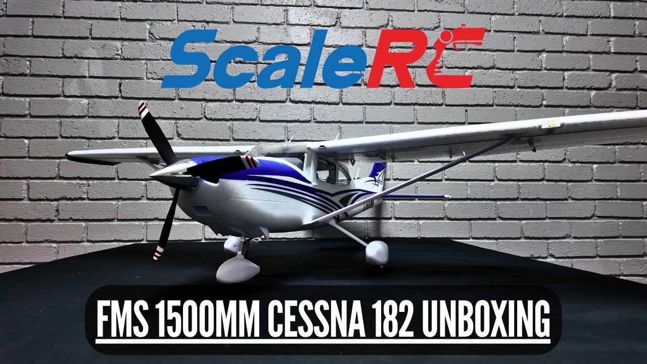 FMS - 1500MM CESSNA 182 - UNBOXING - YouTube
