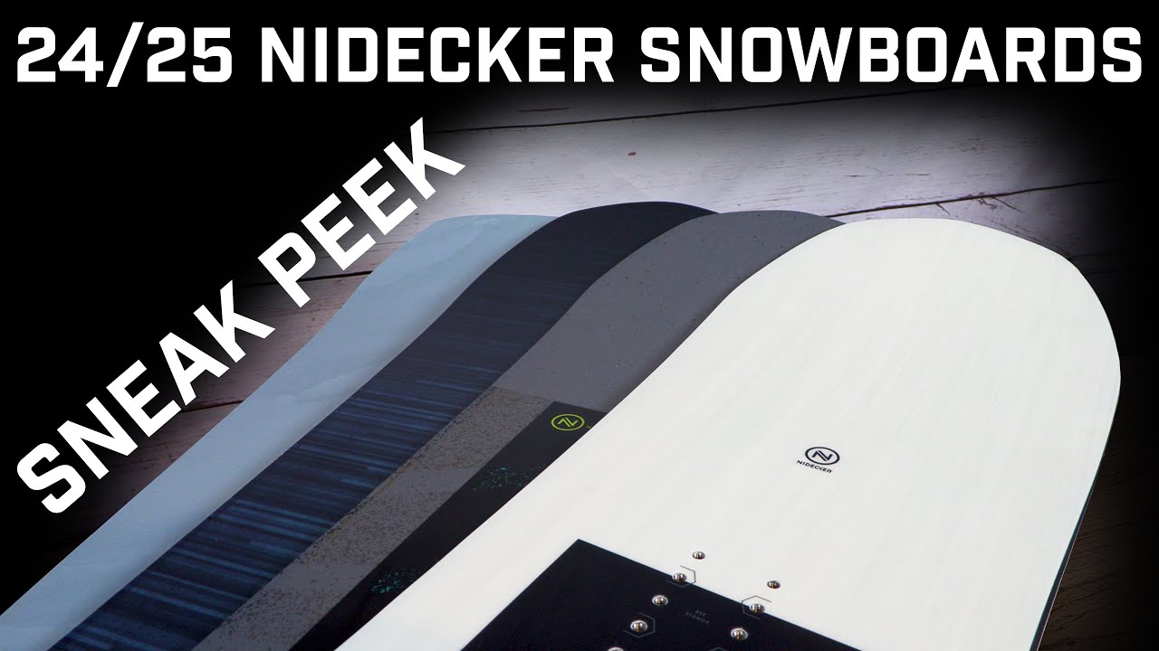 Sneak Peek Of The 24/25 Boards From Nidecker - YouTube