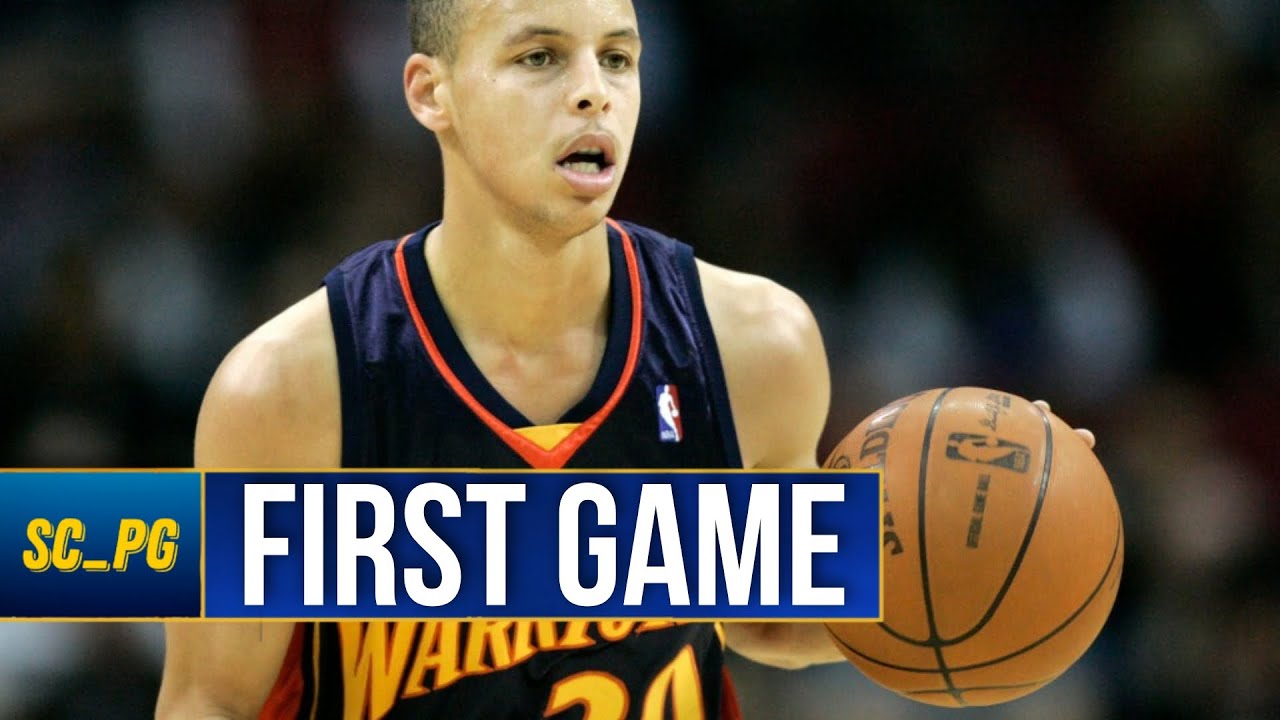 Stephen Curry's first nba game | Debut - YouTube