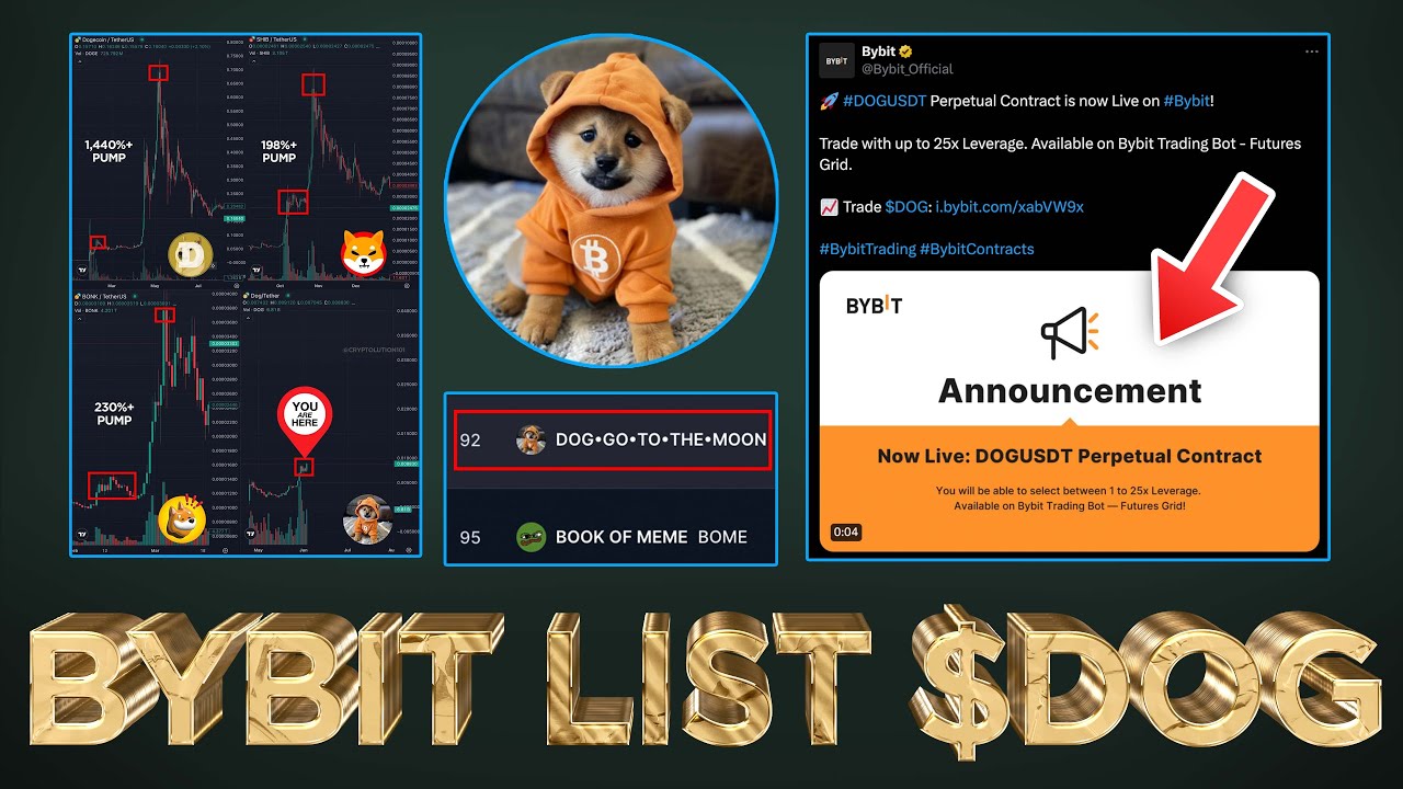 🚨 $DOG official listing BYBIT (THIS IS HUGE!!) - YouTube