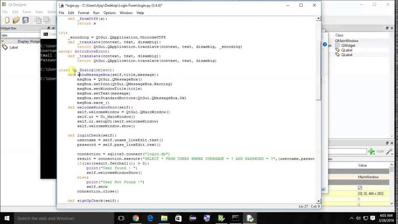 Python PyQt : Show MessageBox - YouTube