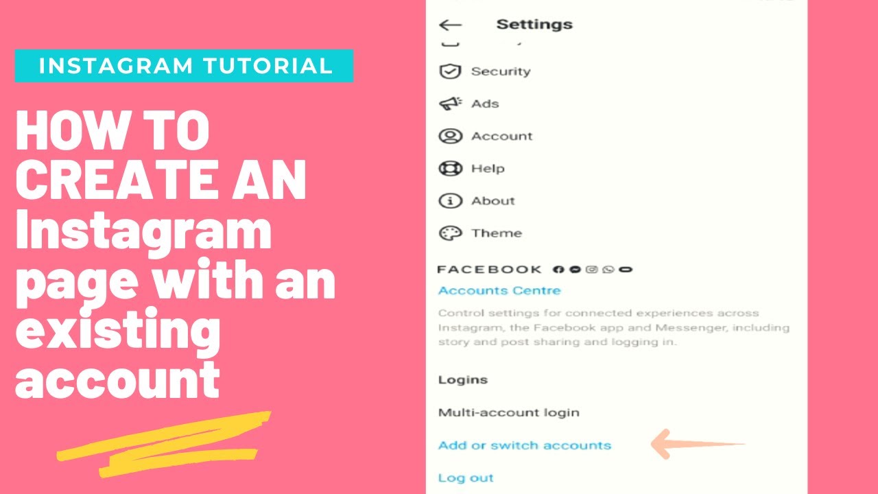 How to create an Instagram new page with an existing Account in 2021 ...