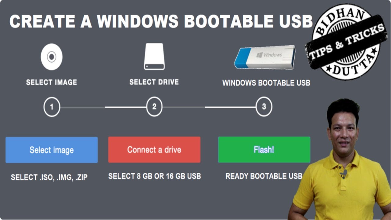 HOW TO MAKE A BOOTABLE PENDRIVE FOR WINDOWS 10 | HOW TO CREATE A ...