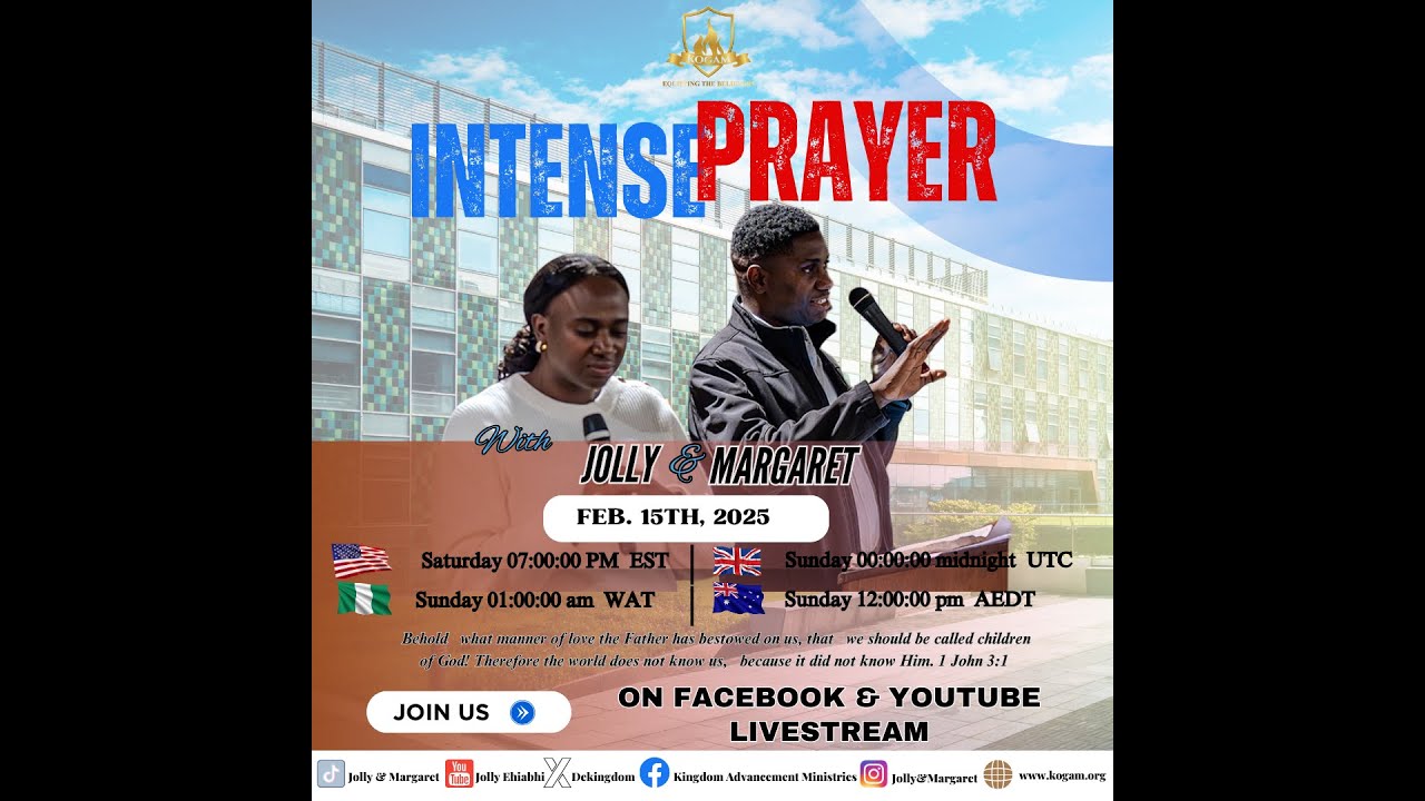 Intense Prayer with Jolly and Margaret - YouTube