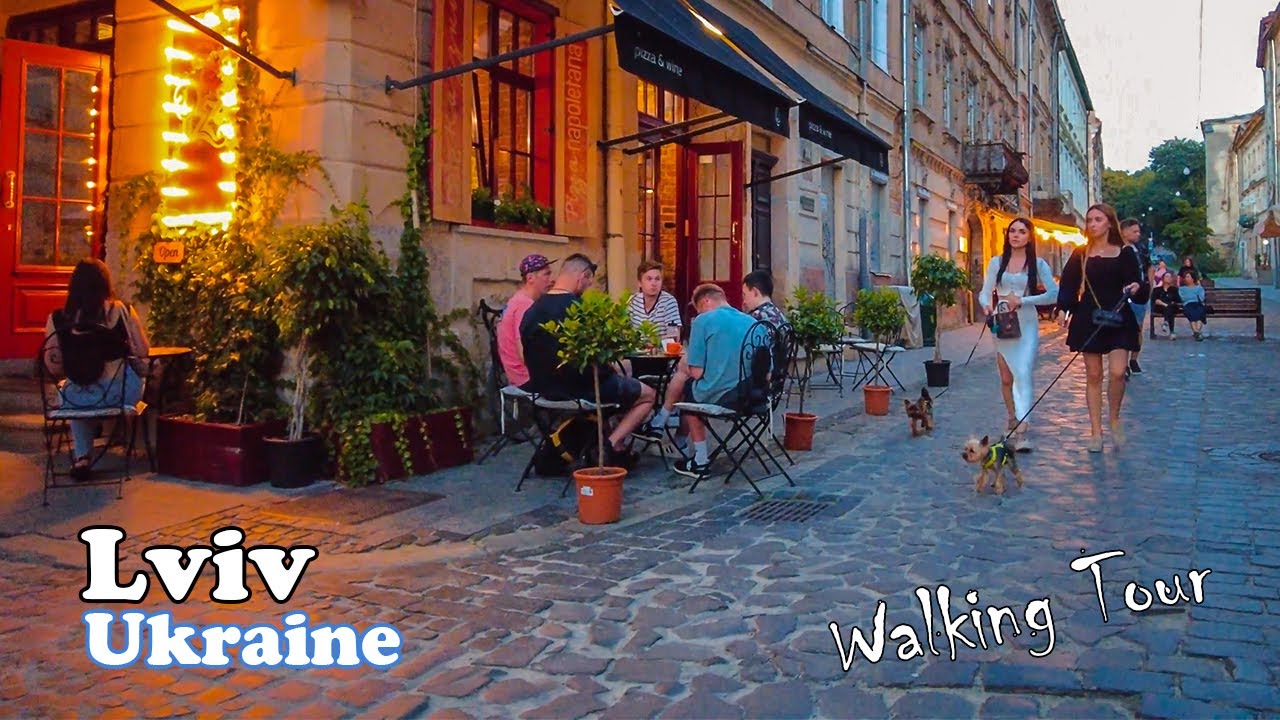 Walking Tour Ukraine, Lviv - Evening walk through the old city of Lviv ...
