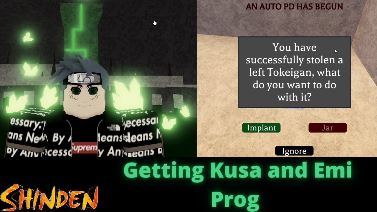 Obtaining kusa and emi prog eyes (Shinden) - YouTube