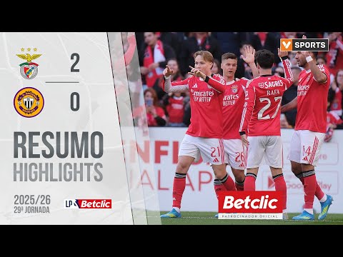 Resumo: Benfica 2-0 Nacional (Liga 25/26 #29)