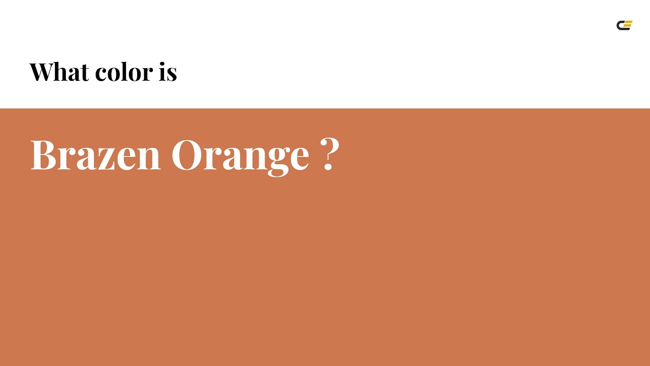 Brazen Orange color #ce7850 hex color - Orange color - Cool color ...