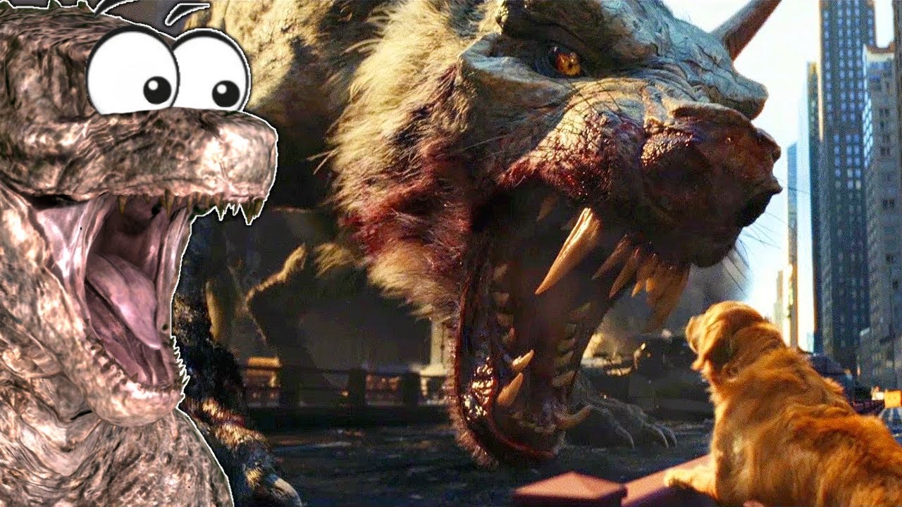 Godzilla Watches RAMPAGE (Movie) - YouTube