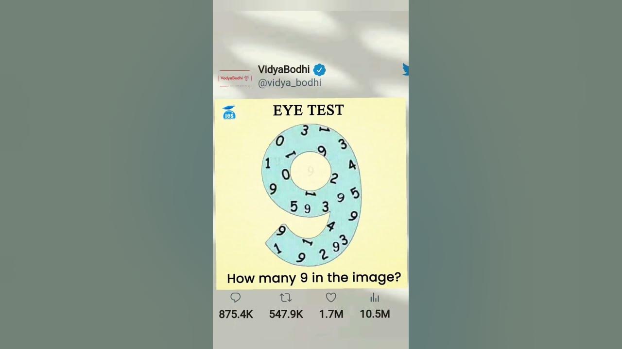 Eye Test How Many 9 In The Image shorts viralshort viral eye-test-how-many-9-in-the-image-shorts-viralshort-viral