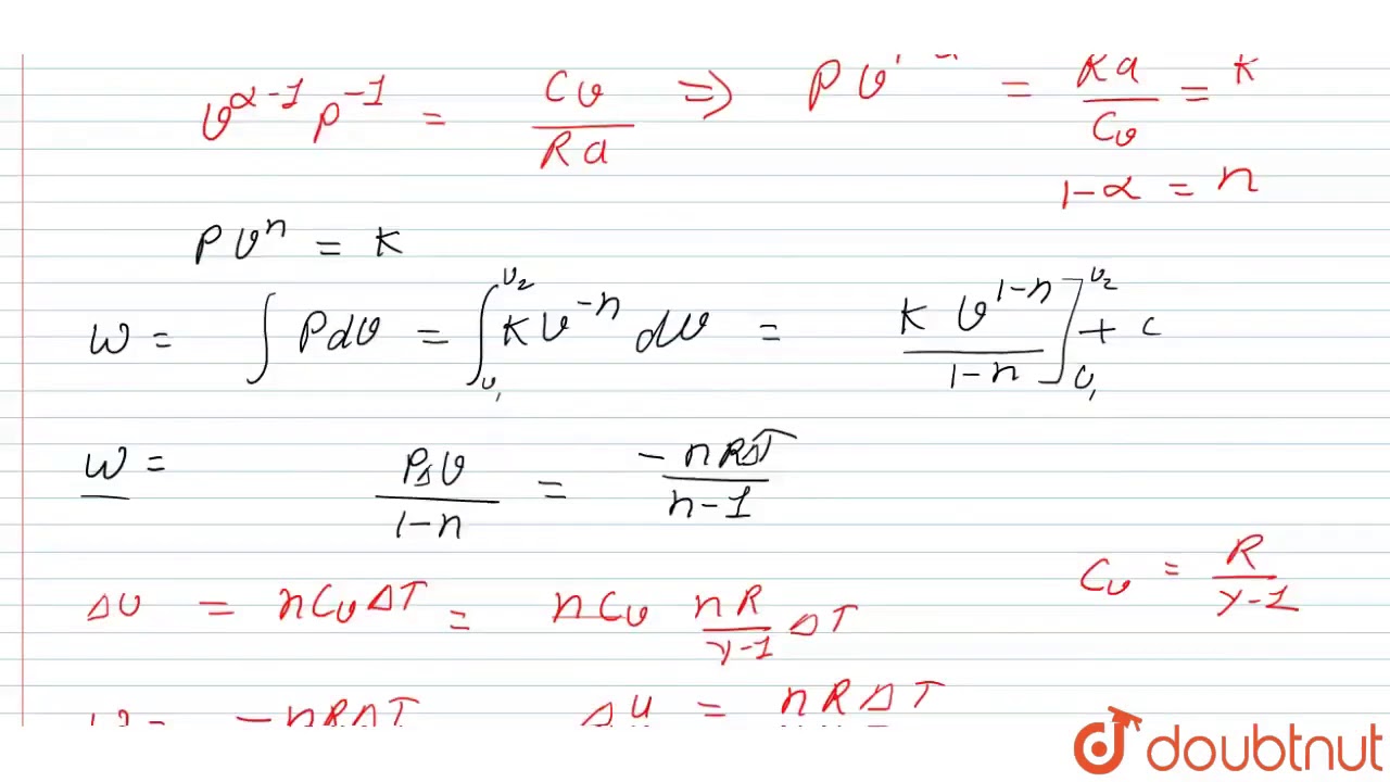 An ideal gas with the adiabatic exponent `gamma` undergoes a process in ...