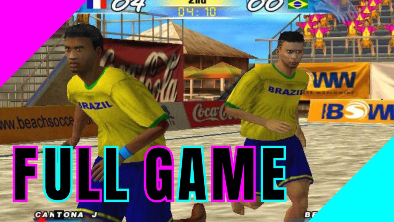 Pro Beach Soccer (2003) | Brazil vs France | Gameplay PS2 - YouTube