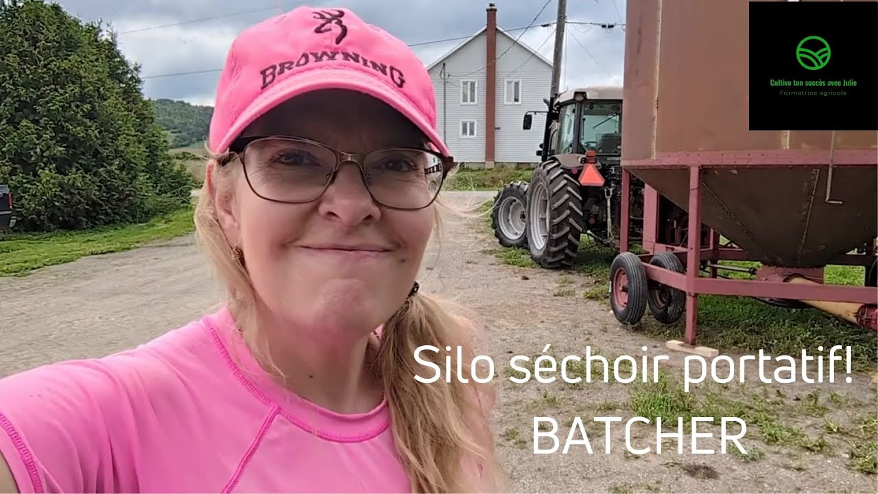 Silo séchoir portatif BATCHER - YouTube