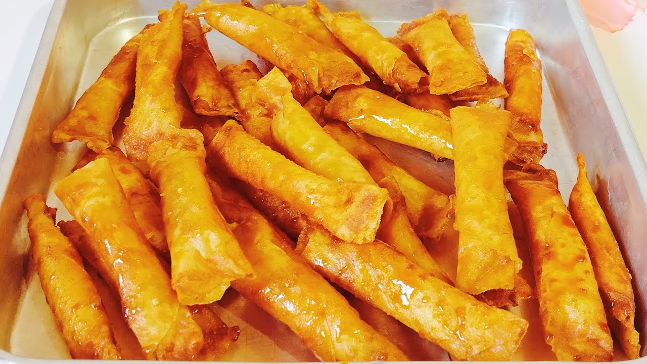 NANGKA DAN KULIT LUMPIA JADI CEMILAN YANG ENAK BANGET - YouTube