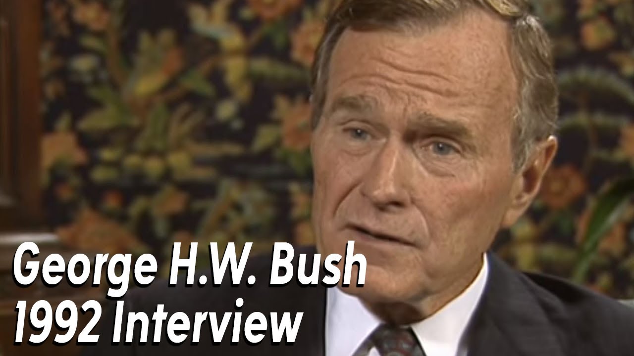 George H.W. Bush 1992 Interview with ABC13's Dave Ward | ABC13 Archives ...