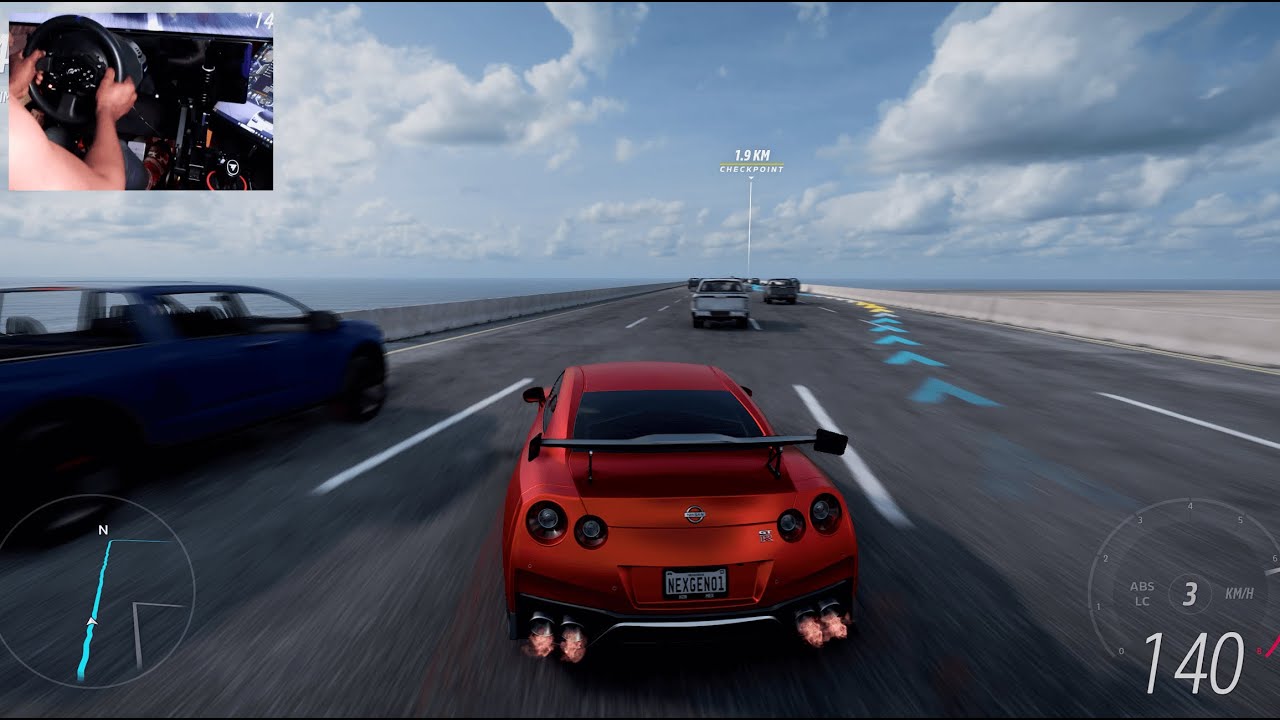 No hesi Nissan GTR - Forza Horizon 5 | Thrustmaster T300RS GT gameplay ...