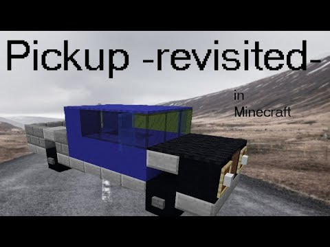 How to build a pickup truck in Minecraft -revisited- - YouTube